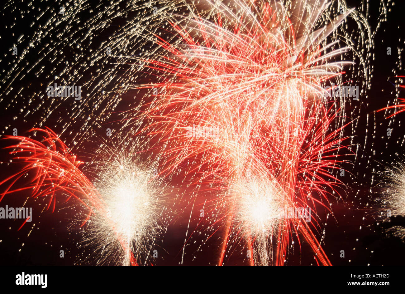 Fireworks Hanover Lower Saxony Germany Feuerwerkswettbewerb ...