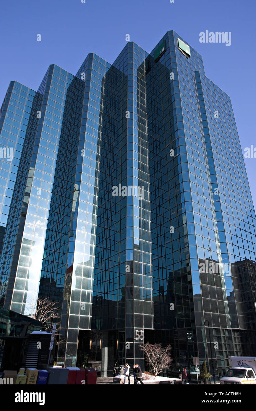 Power Building The blue glass clad skyscraper Manulife towers above the ...