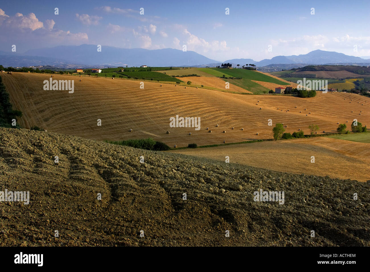 Farmland in Abruzzo, Italy Stock Photo - Alamy