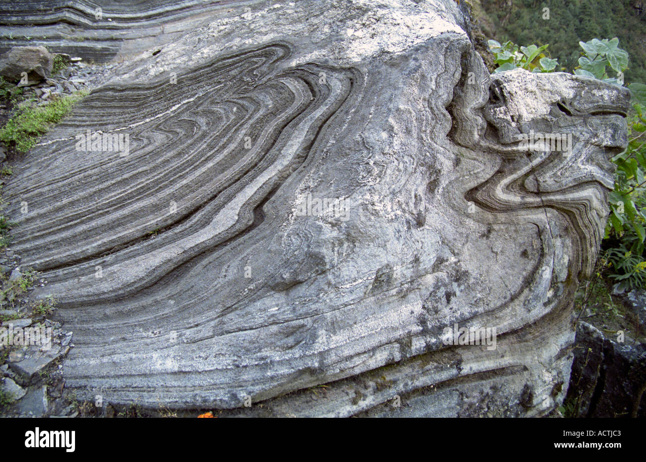 Weathered rock textures in Everest Valley Nepal Stock Photo - Alamy