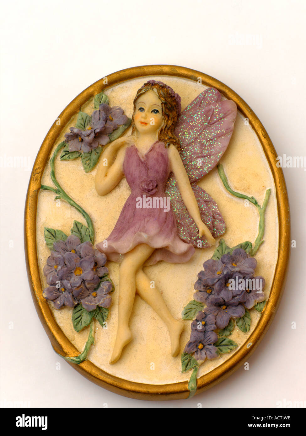 Pottery Cast of a Flower Fairy Stock Photo - Alamy