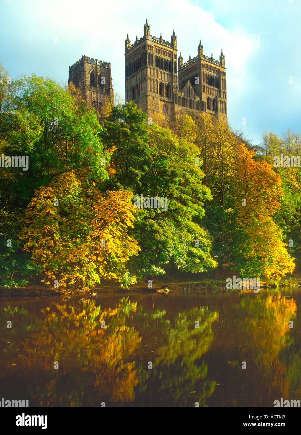 Durham Cathedral in Autumn England Stock Photo - Alamy
