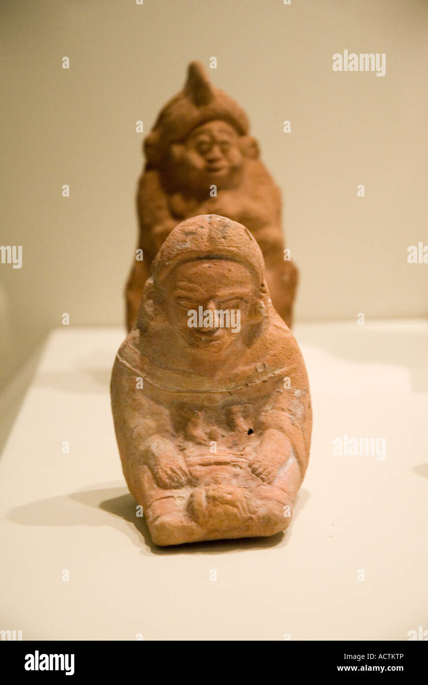 mayan old statue in museum in campeche mexico Stock Photo - Alamy