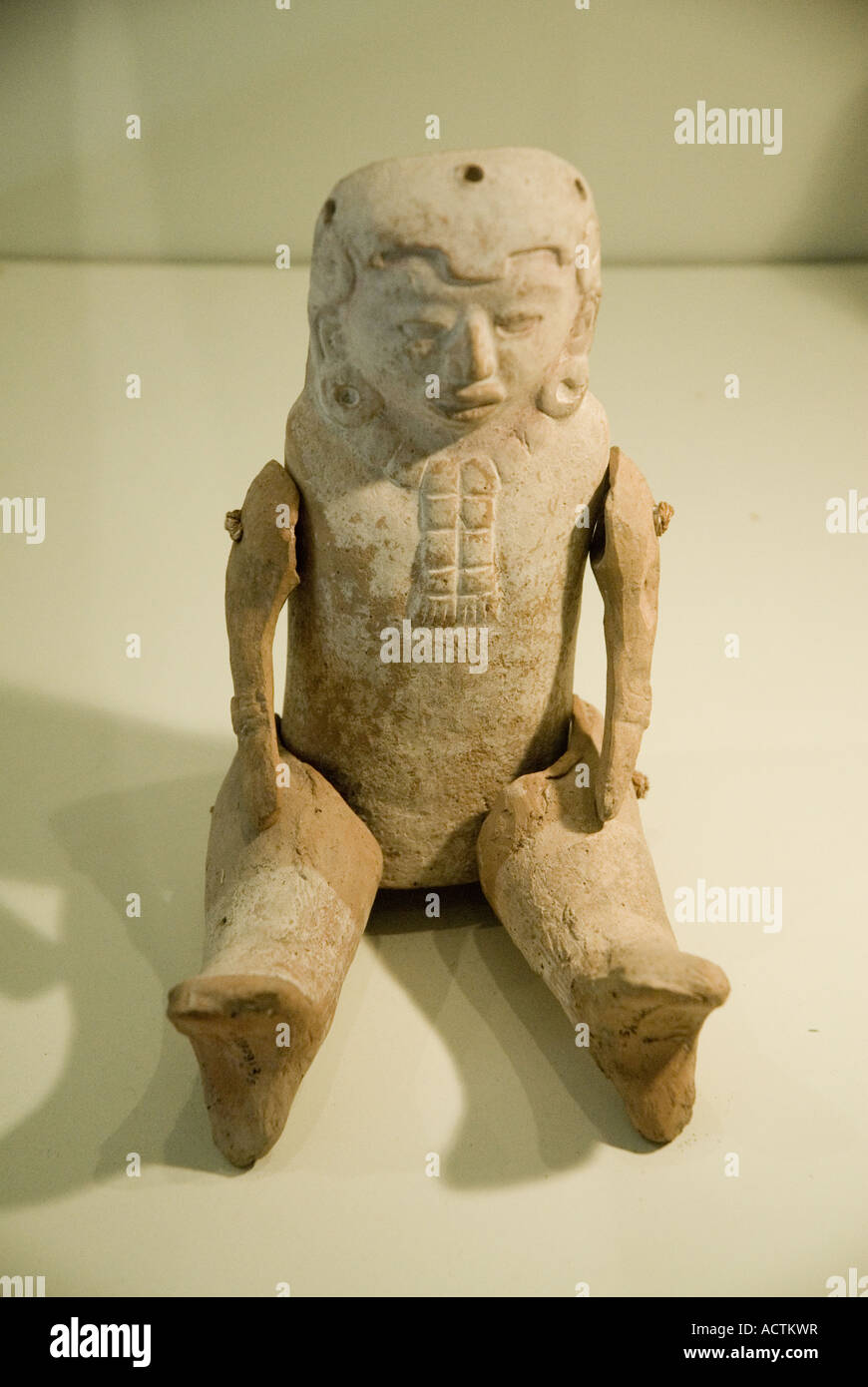 mayan statue antiquity in museum - mexico Stock Photo - Alamy