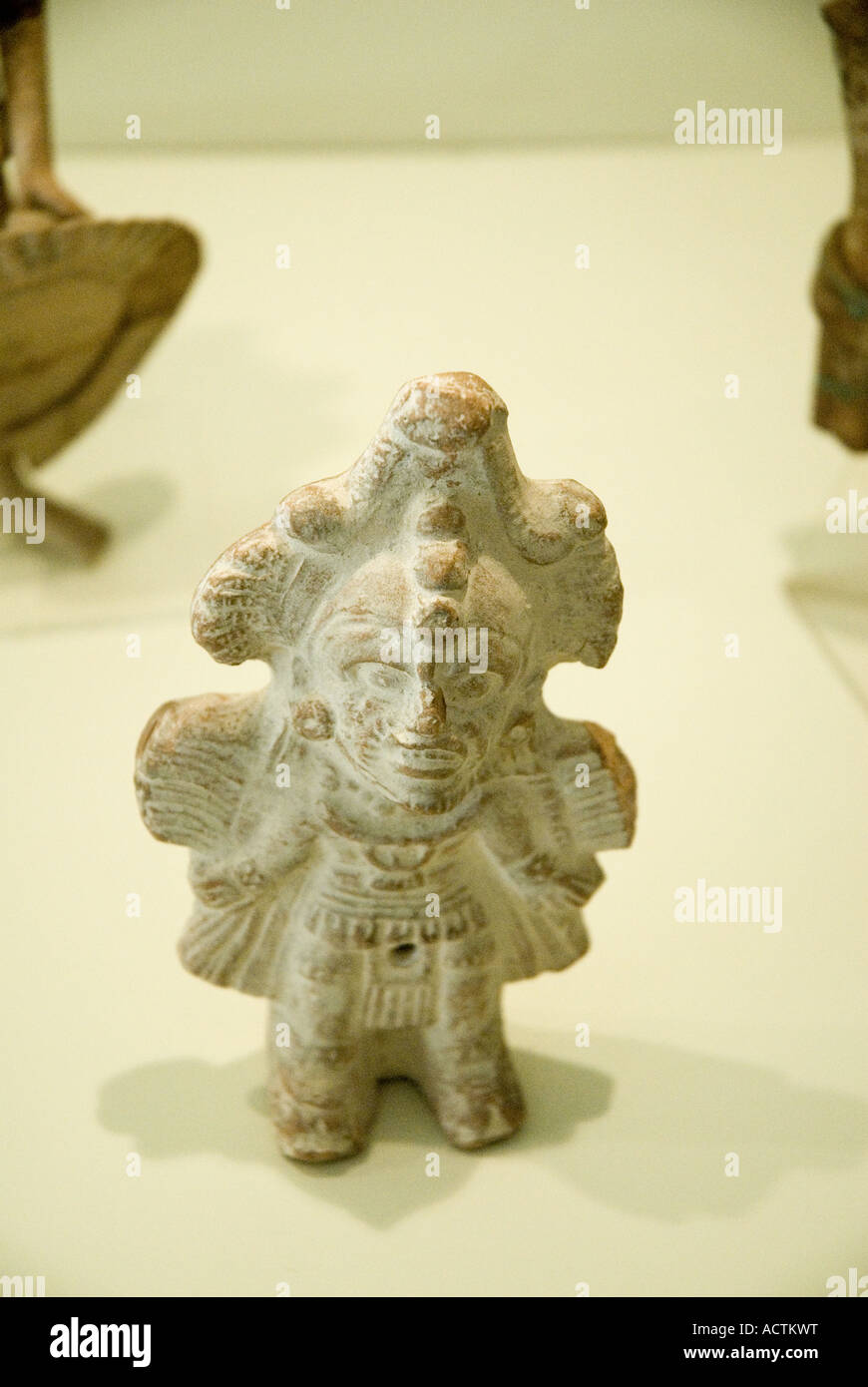 mayan statue antiquity in museum - mexico Stock Photo - Alamy