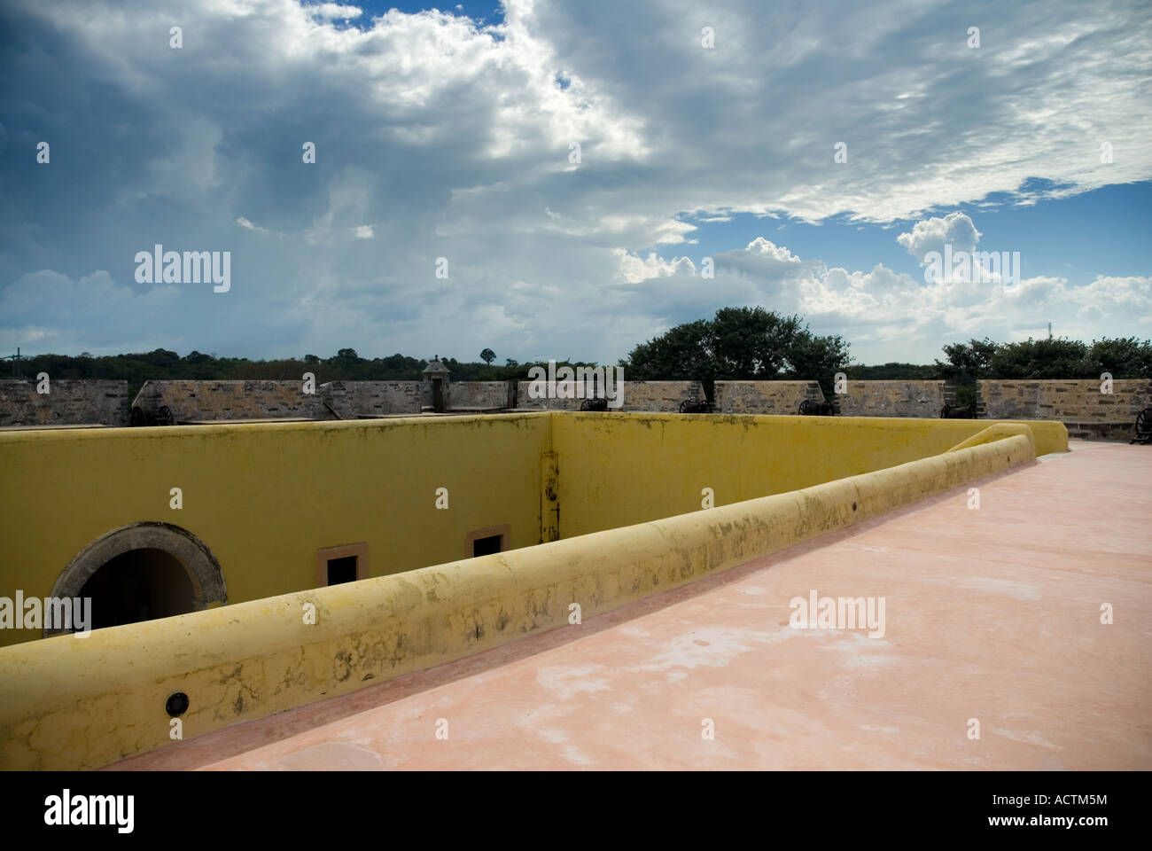 San miguel fort Campeche Mexico Stock Photo - Alamy