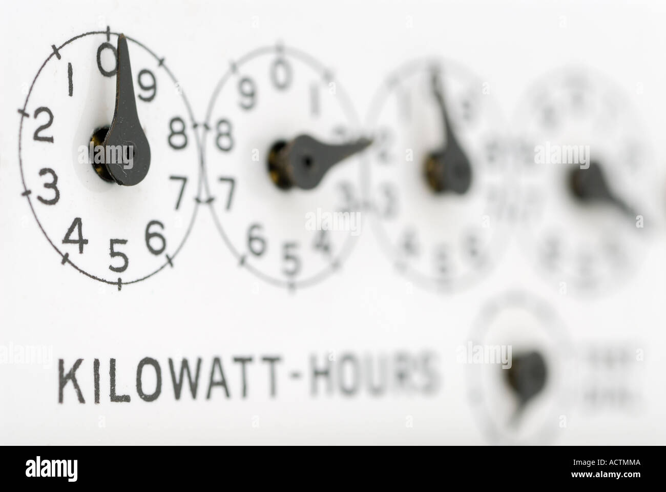 Electric meter dials hi-res stock photography and images - Alamy