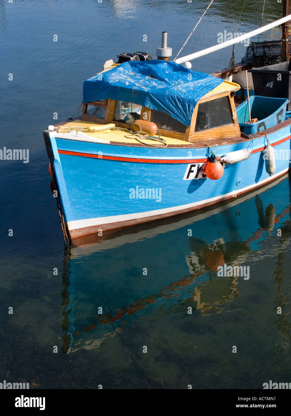 Cornish fishing boat.Falmouth, Cornwall, UK Stock Photo - Alamy