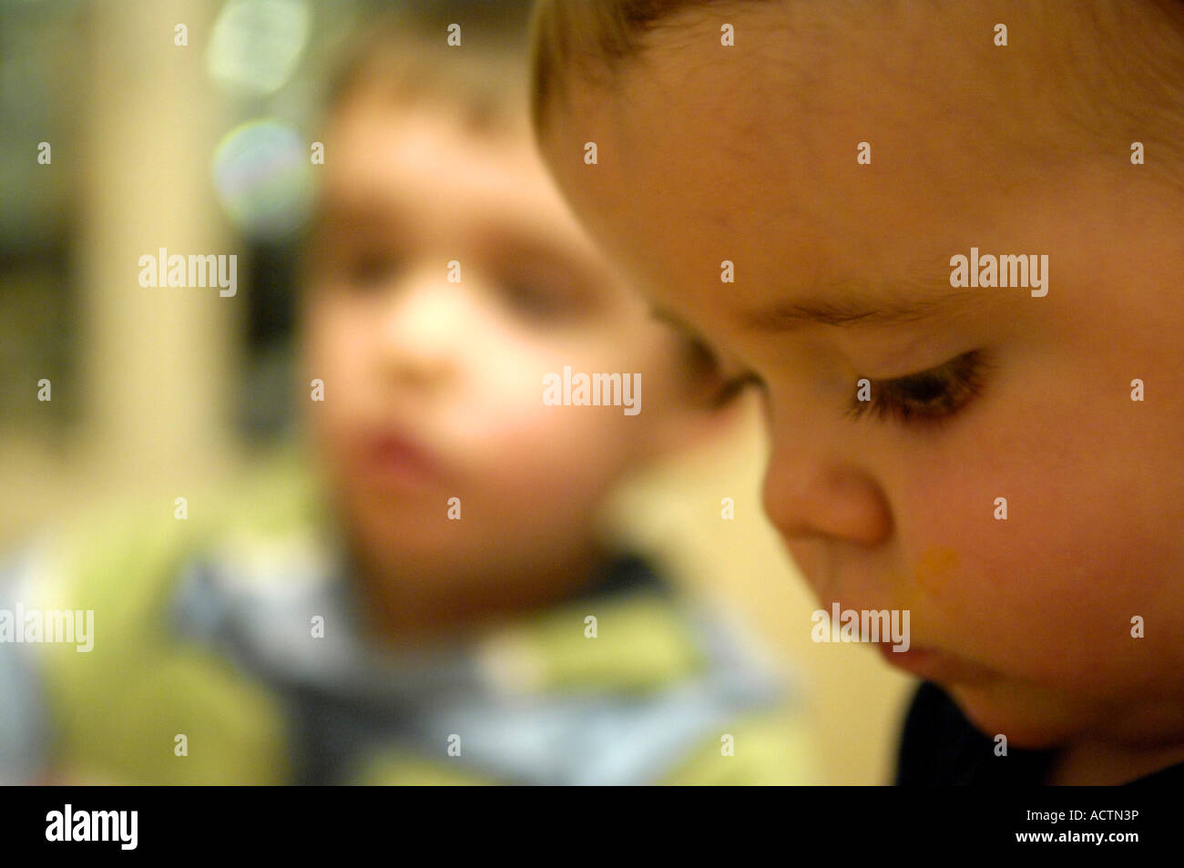 boy one infant baby young male lad kid child horizontal colour color ...