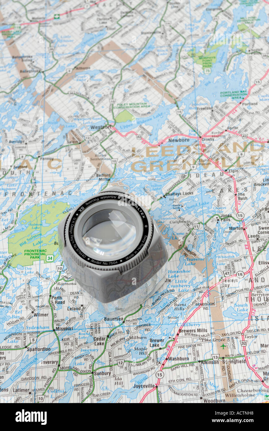 Road Map Photography