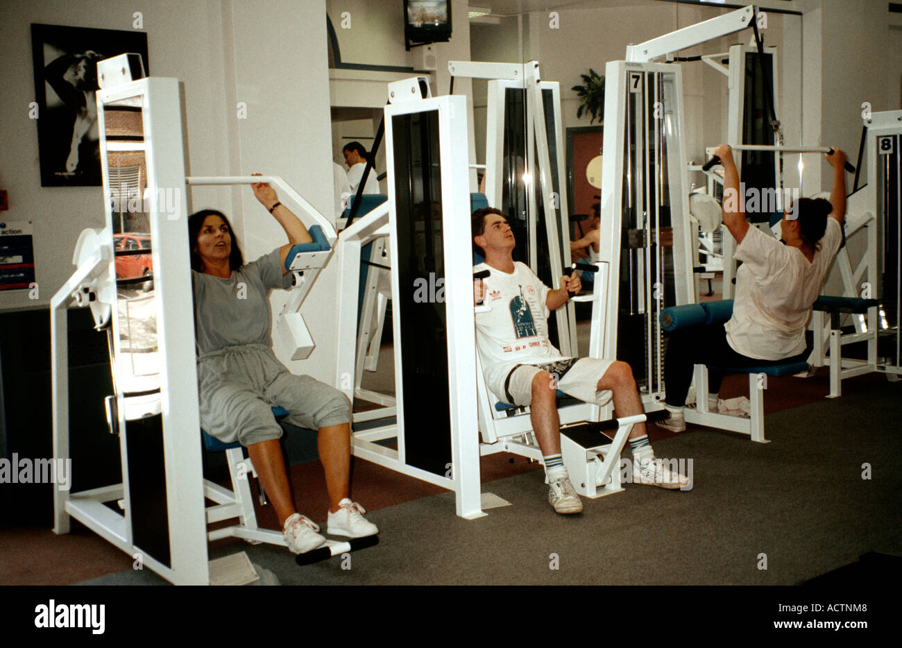 Gym machines hi-res stock photography and images - Alamy