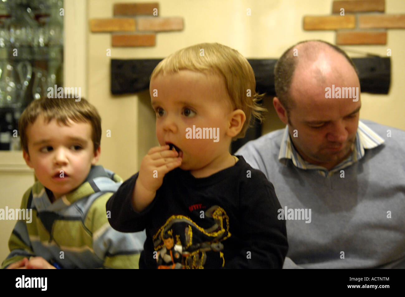 boy one infant baby young male lad kid child horizontal colour color ...