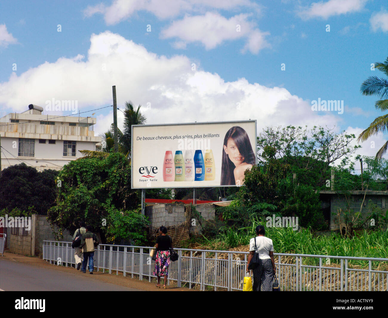 Port Louis Mauritius Hair Shampoo Billboard Stock Photo - Alamy