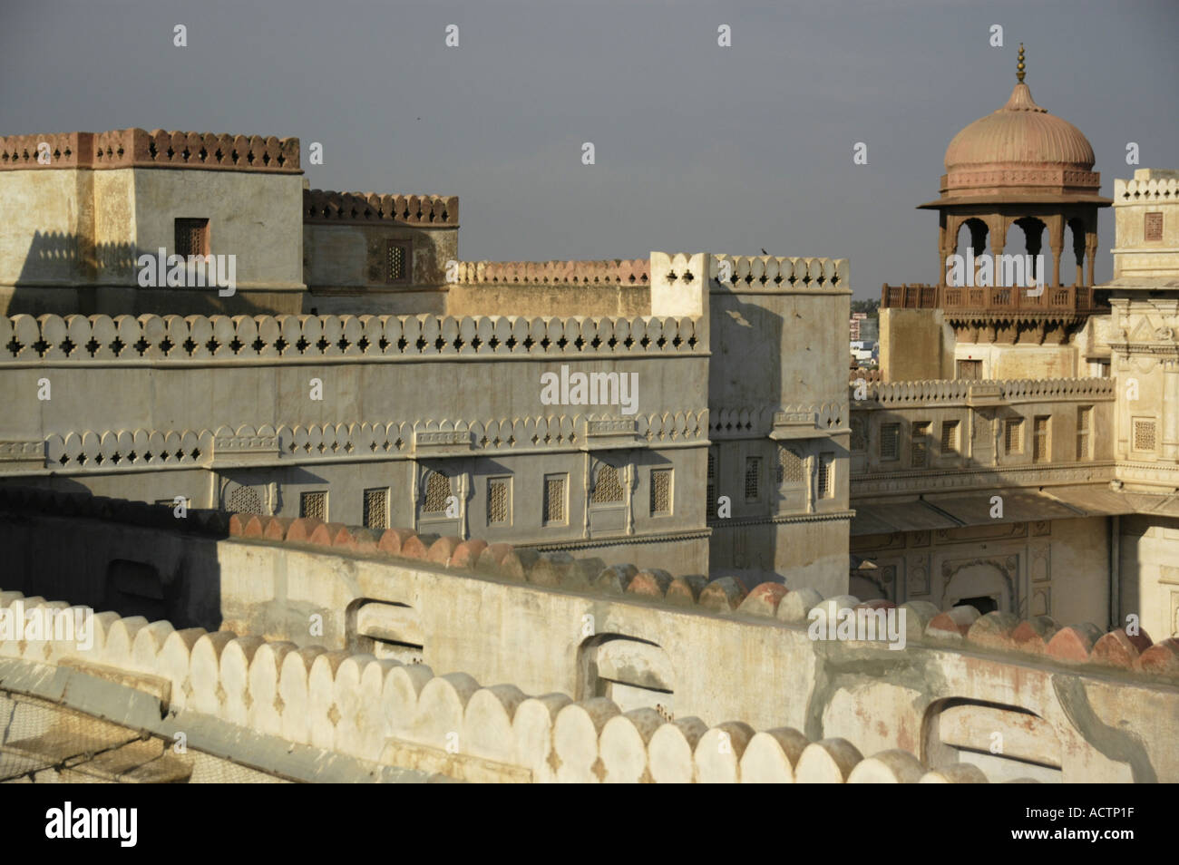 Walls and a tower of Junagarh Fort Bikaner Rajasthan India Stock Photo ...