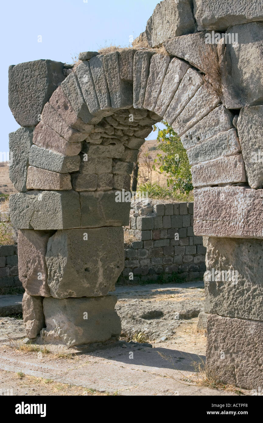 Turkey Pergamon Bergama arc in the Asklepieion Stock Photo - Alamy