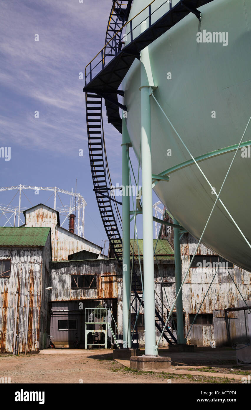 gas storage container in northern Japan Stock Photo - Alamy