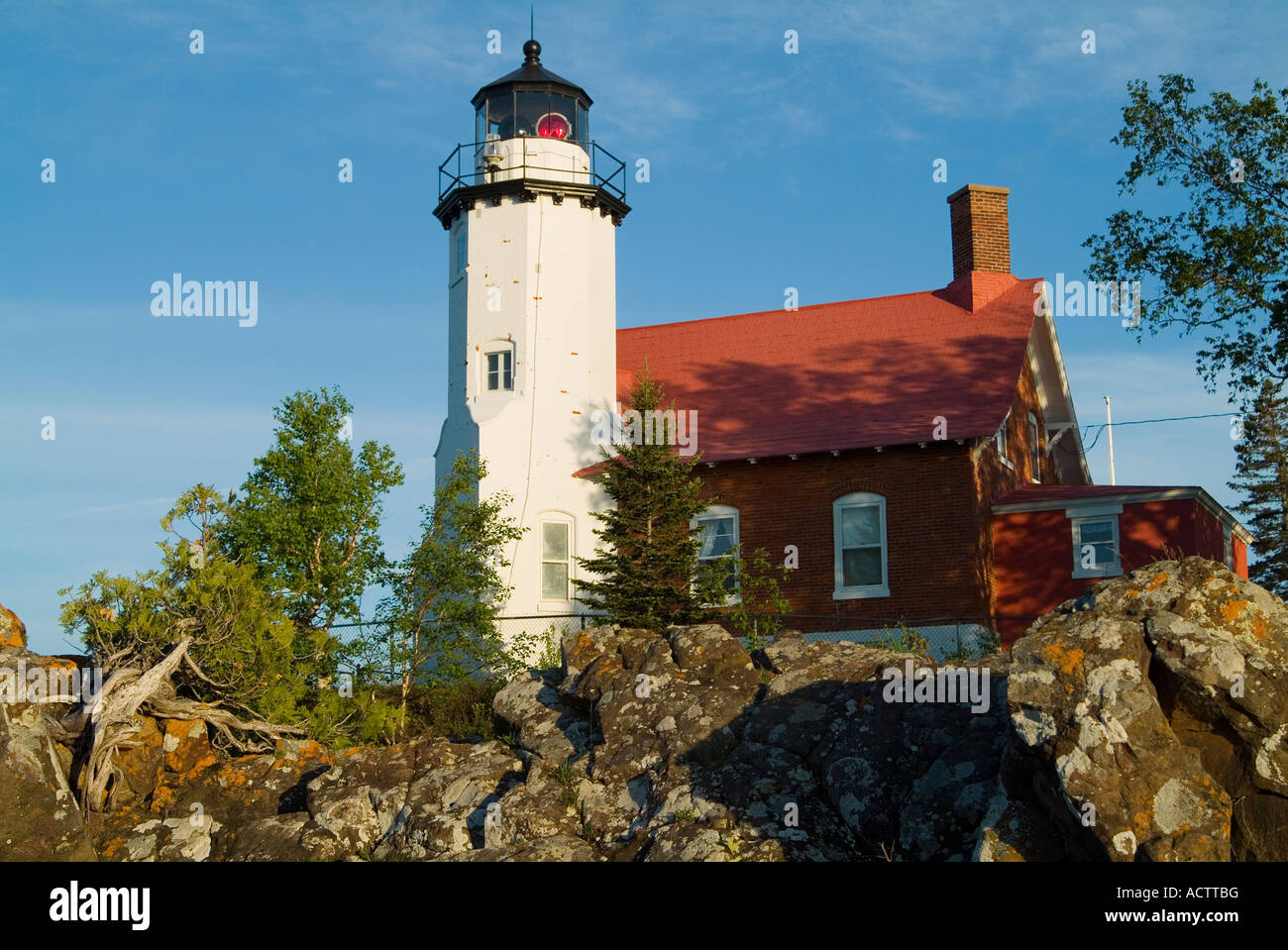 EAGLE HARBOR LIGHTHOUSE Stock Photo - Alamy