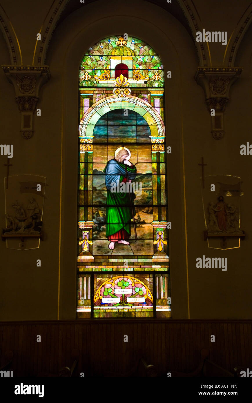 Christian glass painting hi-res stock photography and images - Alamy