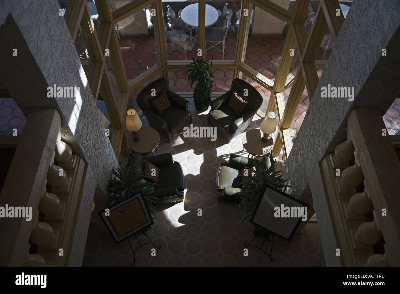 Lobby atrium Pointe Hilton Tapatio Cliffs Resort Phoenix Arizona Stock ...