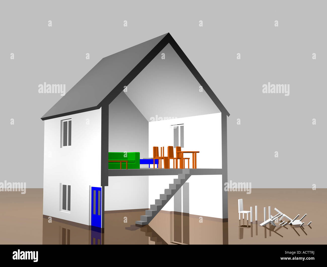 Ground first floor section hi-res stock photography and images - Alamy