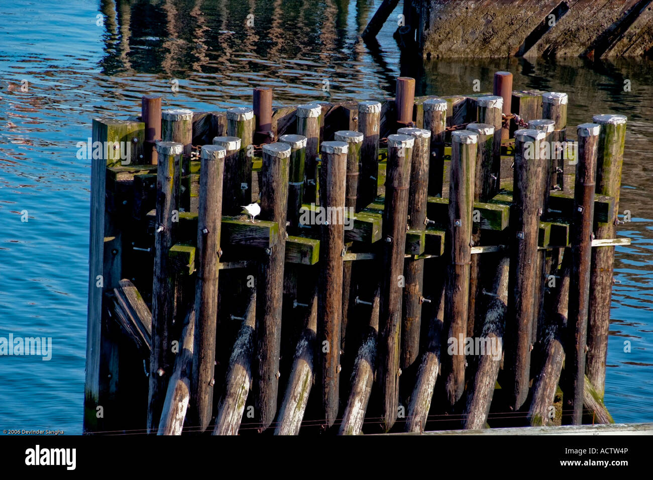 DOCKING AREA FOR THE BOATS AND FERRIES AT THE PIER Stock Photo - Alamy