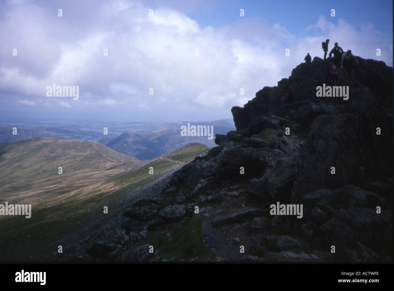Striding edge helvellyn hi-res stock photography and images - Alamy