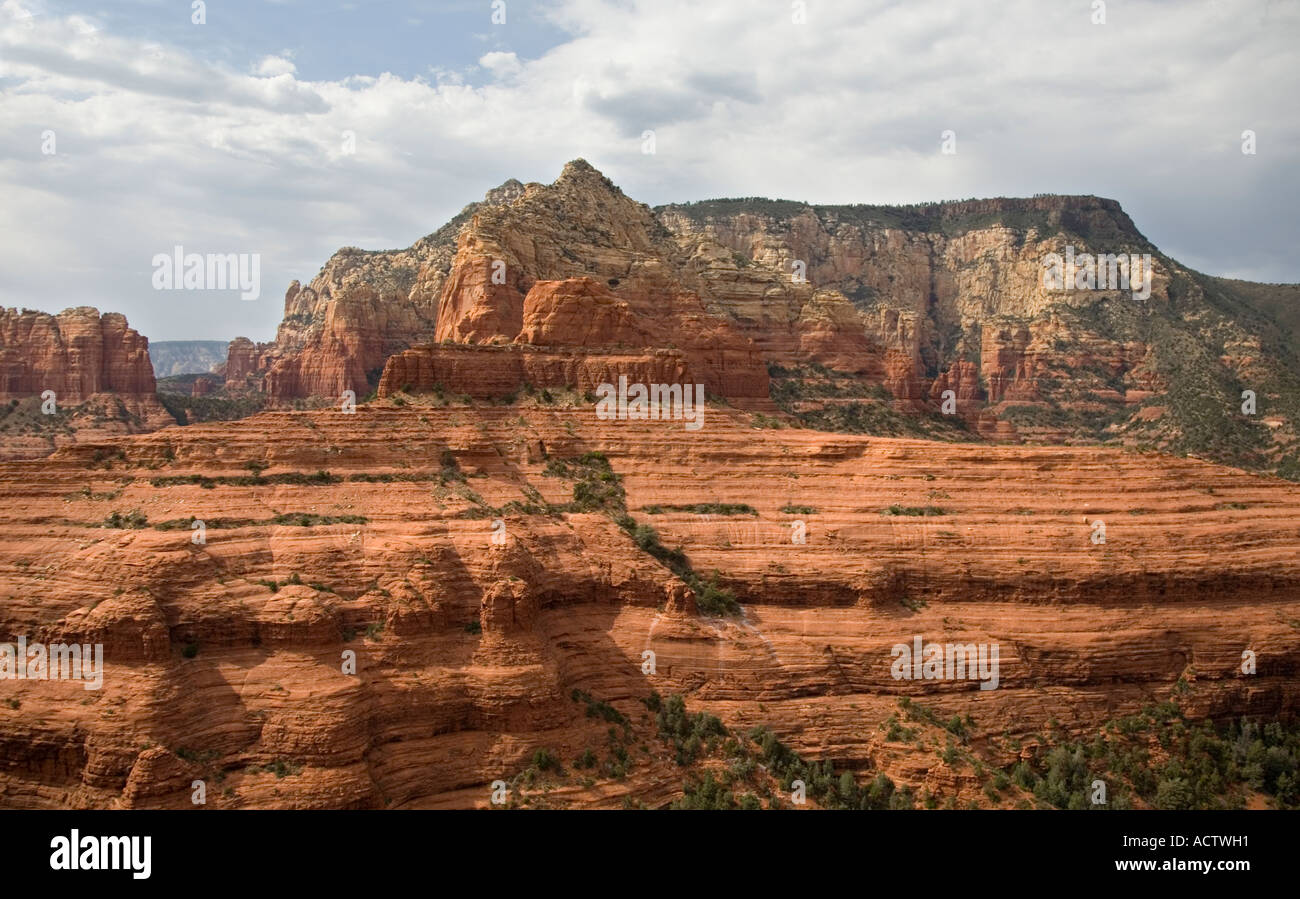 Aerial view of red rock formations Sedona Arizona Stock Photo - Alamy