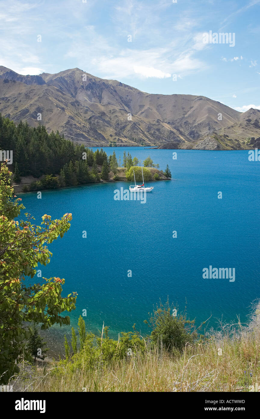Lake Benmore Waitaki Valley North Otago South Island New Zealand Stock ...