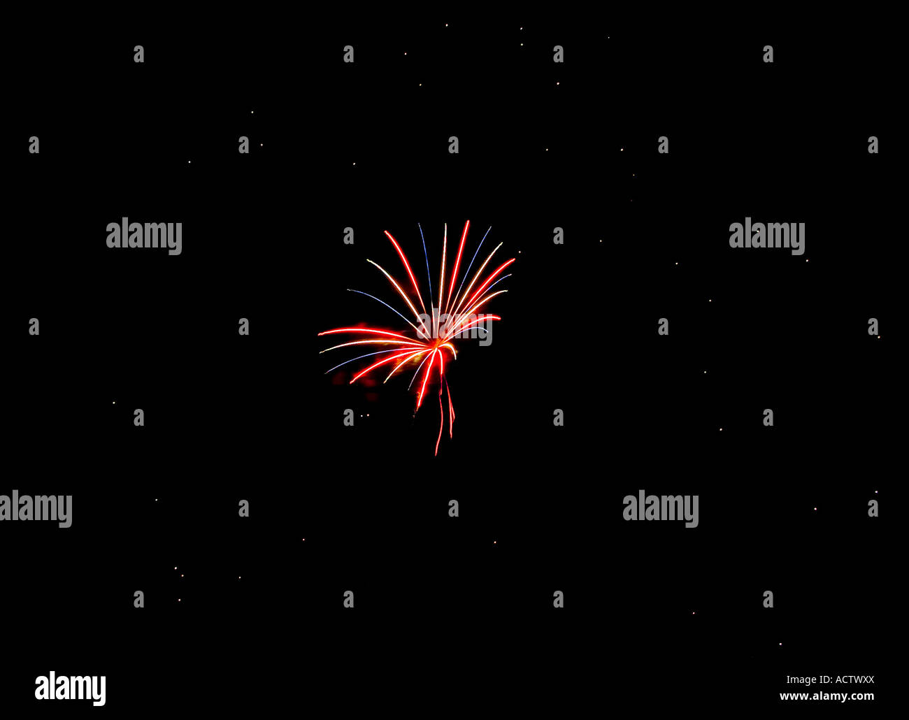 FLOWER SHAPED MULTI COLOR FIREWORKS Stock Photo - Alamy