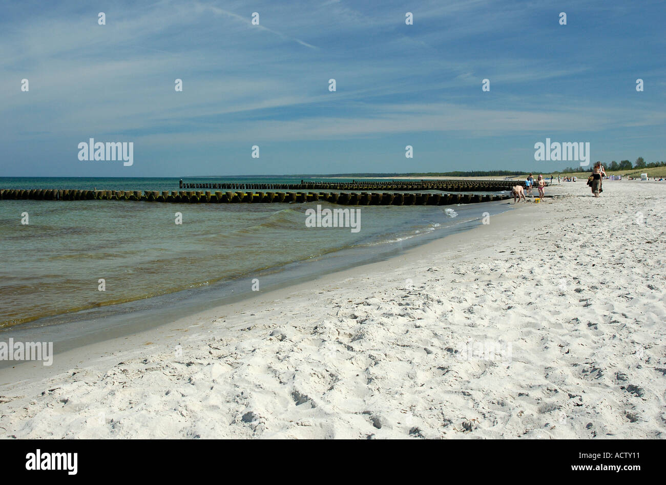 Beach near Ahrenshoop Darss Germany Stock Photo - Alamy