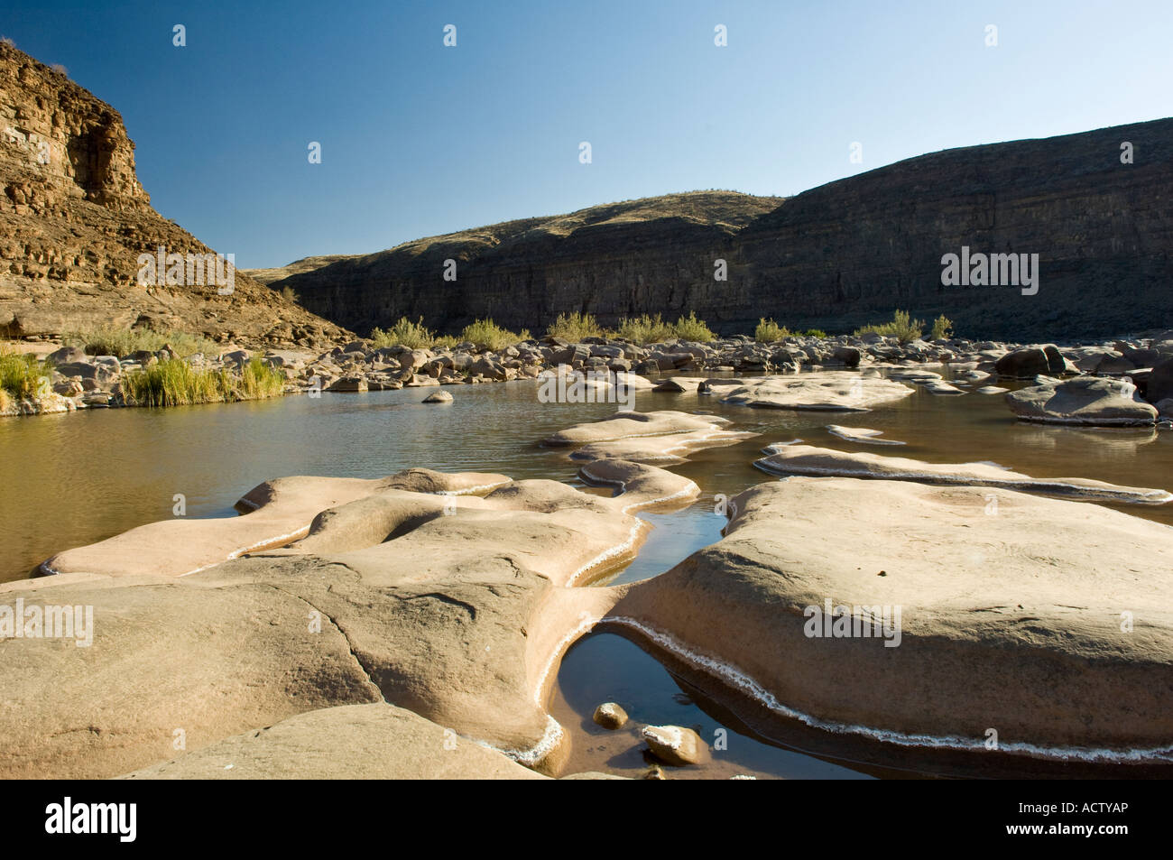 The Fish River Canyon in Namibia Stock Photo - Alamy
