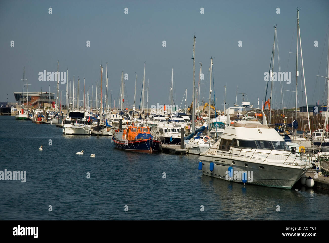 Portishead Quay Marina Portishead Somerset England Stock Photo - Alamy
