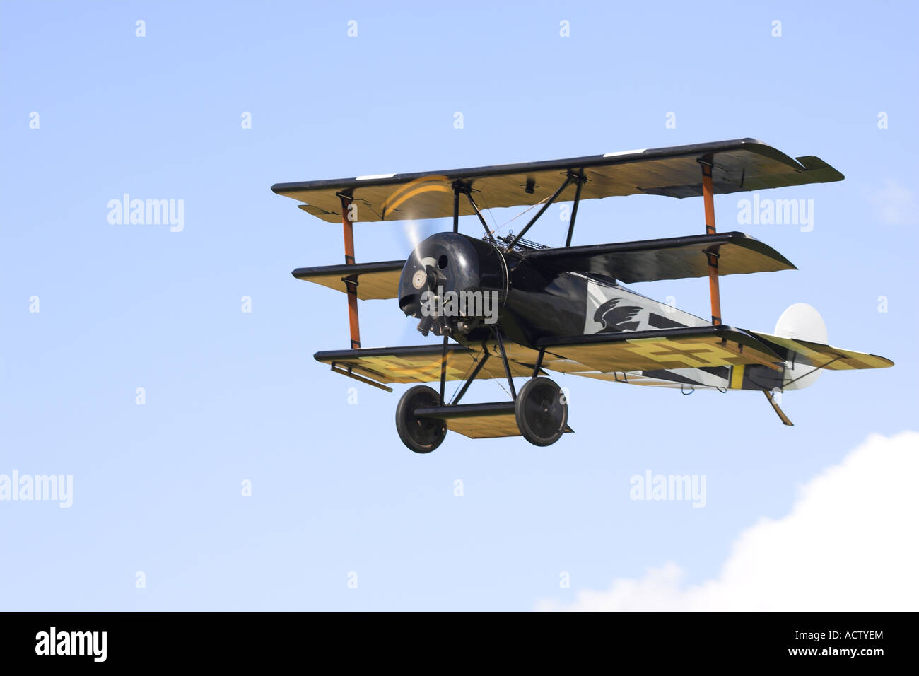 Fokker DR1 Triplane replica G-BVGZ of the Real Aeroplane Company in ...