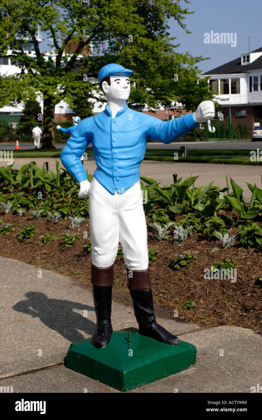 Jockey Statue at Monmouth Park, NJ Stock Photo - Alamy