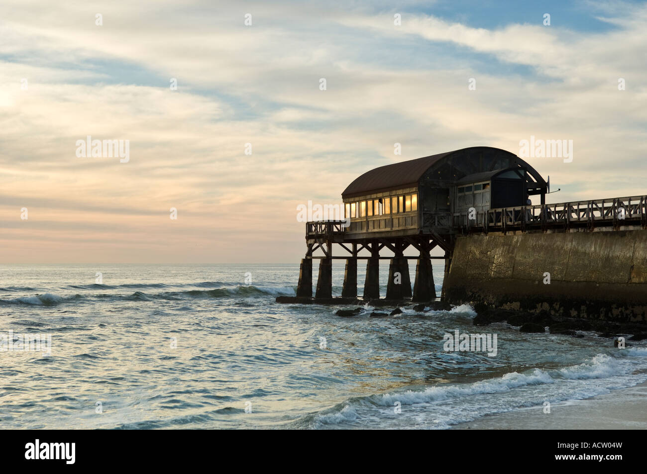 Long Beach pier Namibia Stock Photo - Alamy
