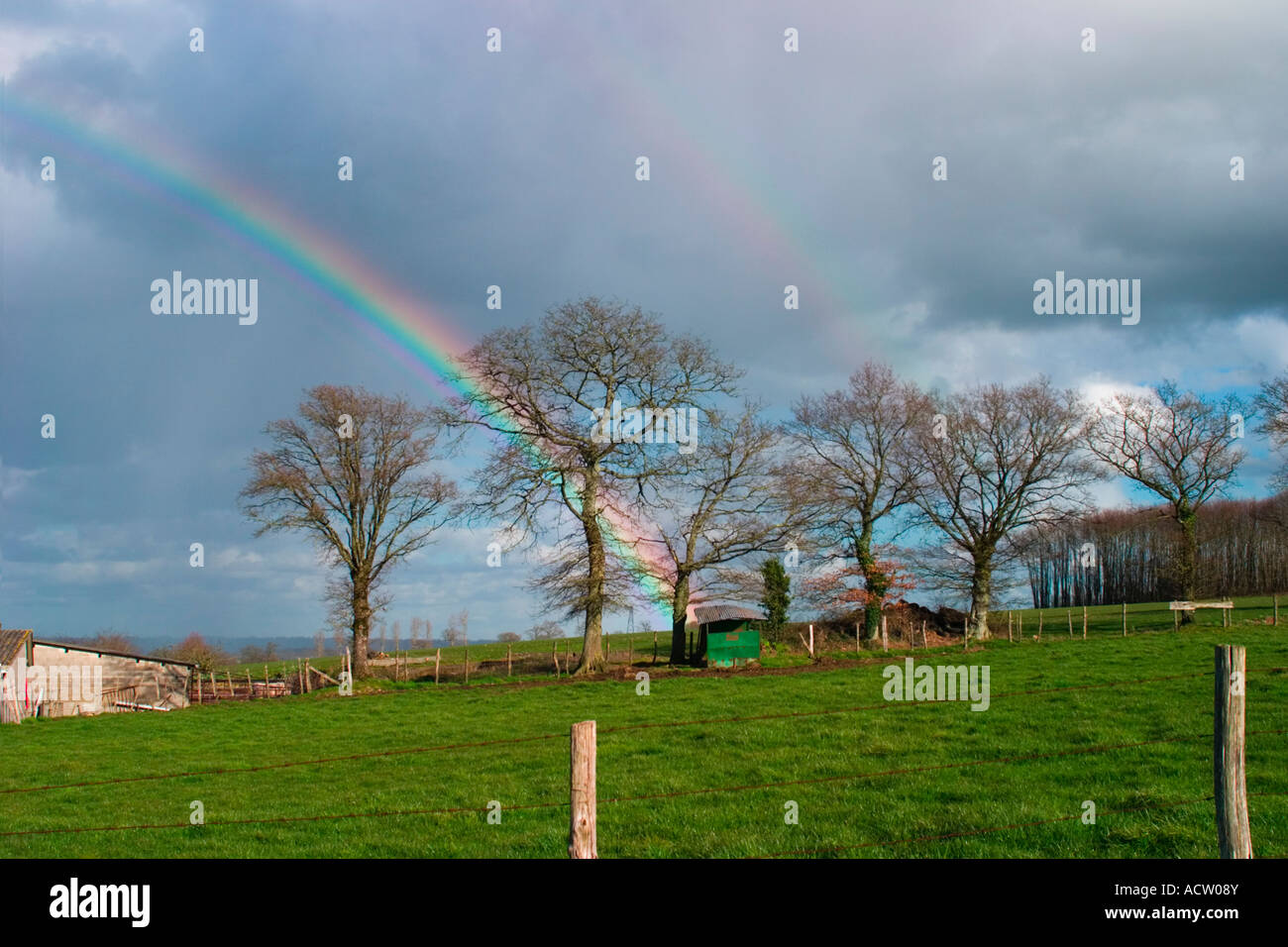 End of the Rainbow Stock Photo - Alamy