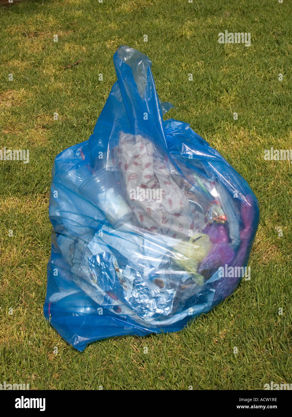 Plastic bag filled garbage close up hi-res stock photography and images ...