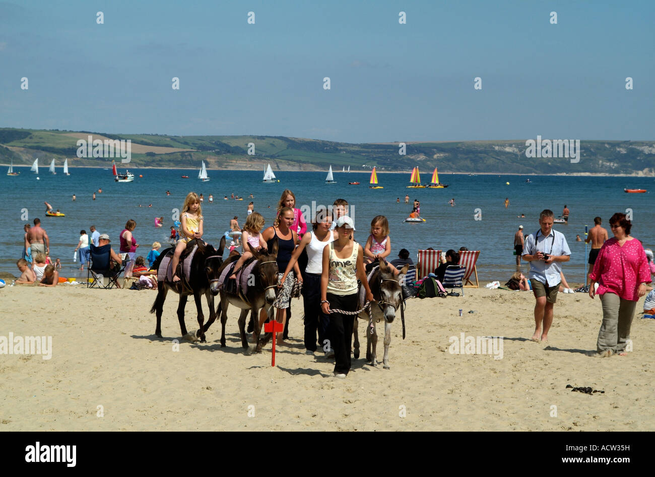 Weymouth donkey rides hi-res stock photography and images - Alamy