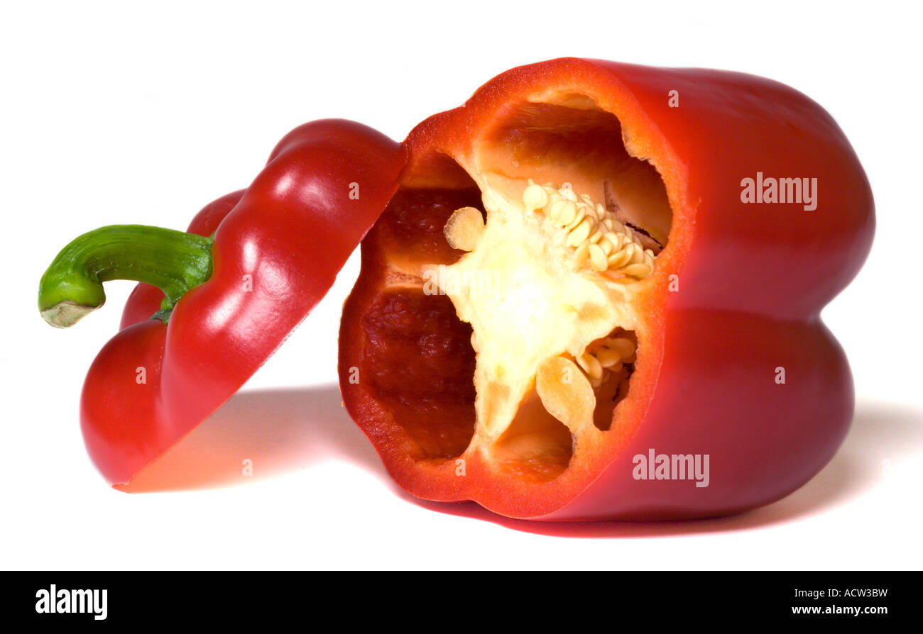 Red Pepper (Capsicum Stock Photo - Alamy