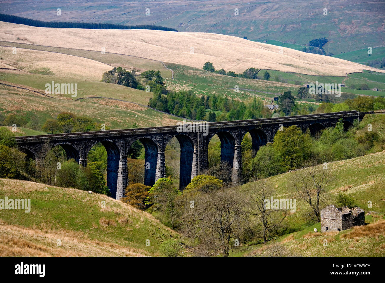 Yorkshire Dales National Park. Dent Head viaduct Stock Photo - Alamy