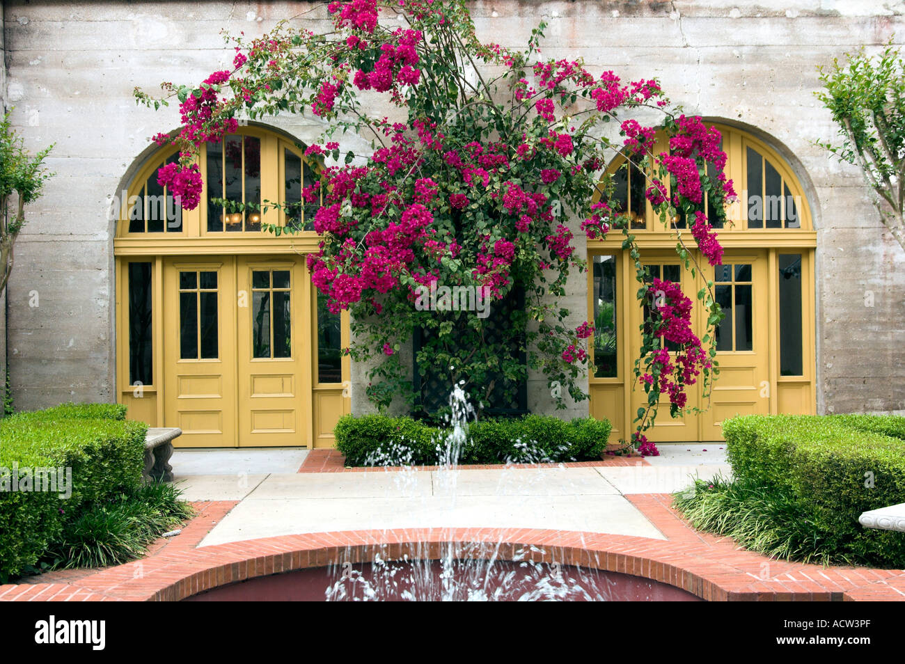One of the outdoor courtyards with fountains at City Hall formerly The ...