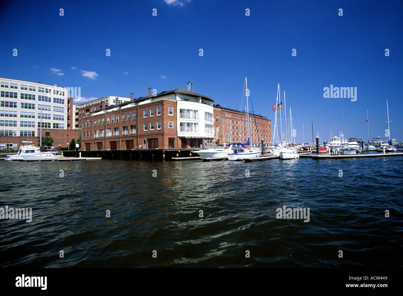 Harbor east marina baltimore hi-res stock photography and images - Alamy