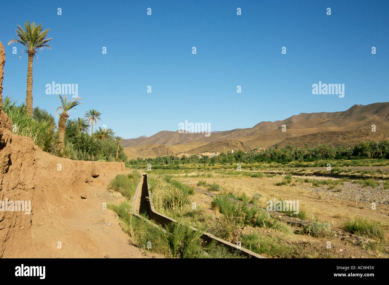 Draa river valley Stock Photo - Alamy