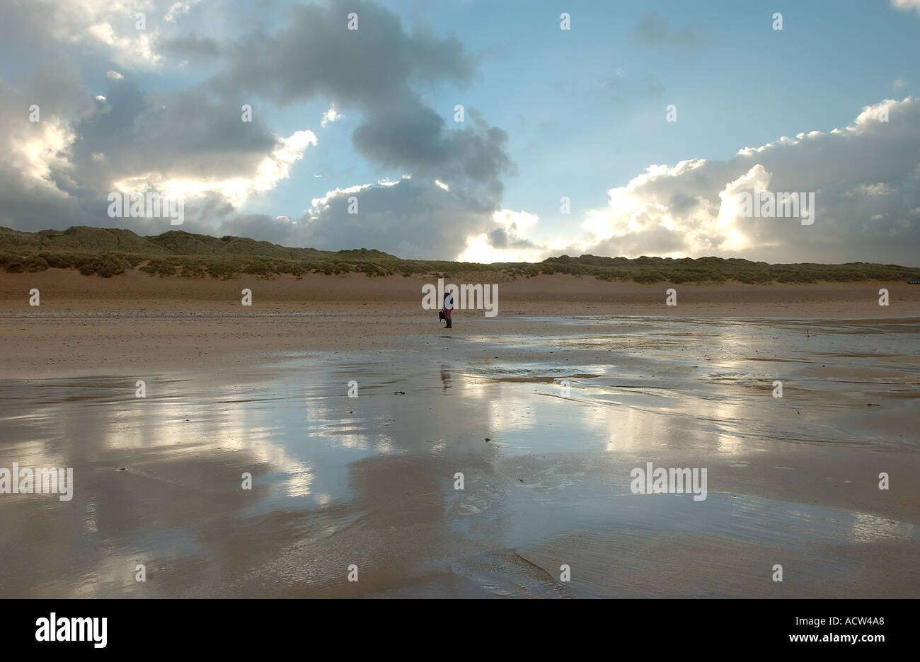 Cornish beach scene England UK Stock Photo - Alamy