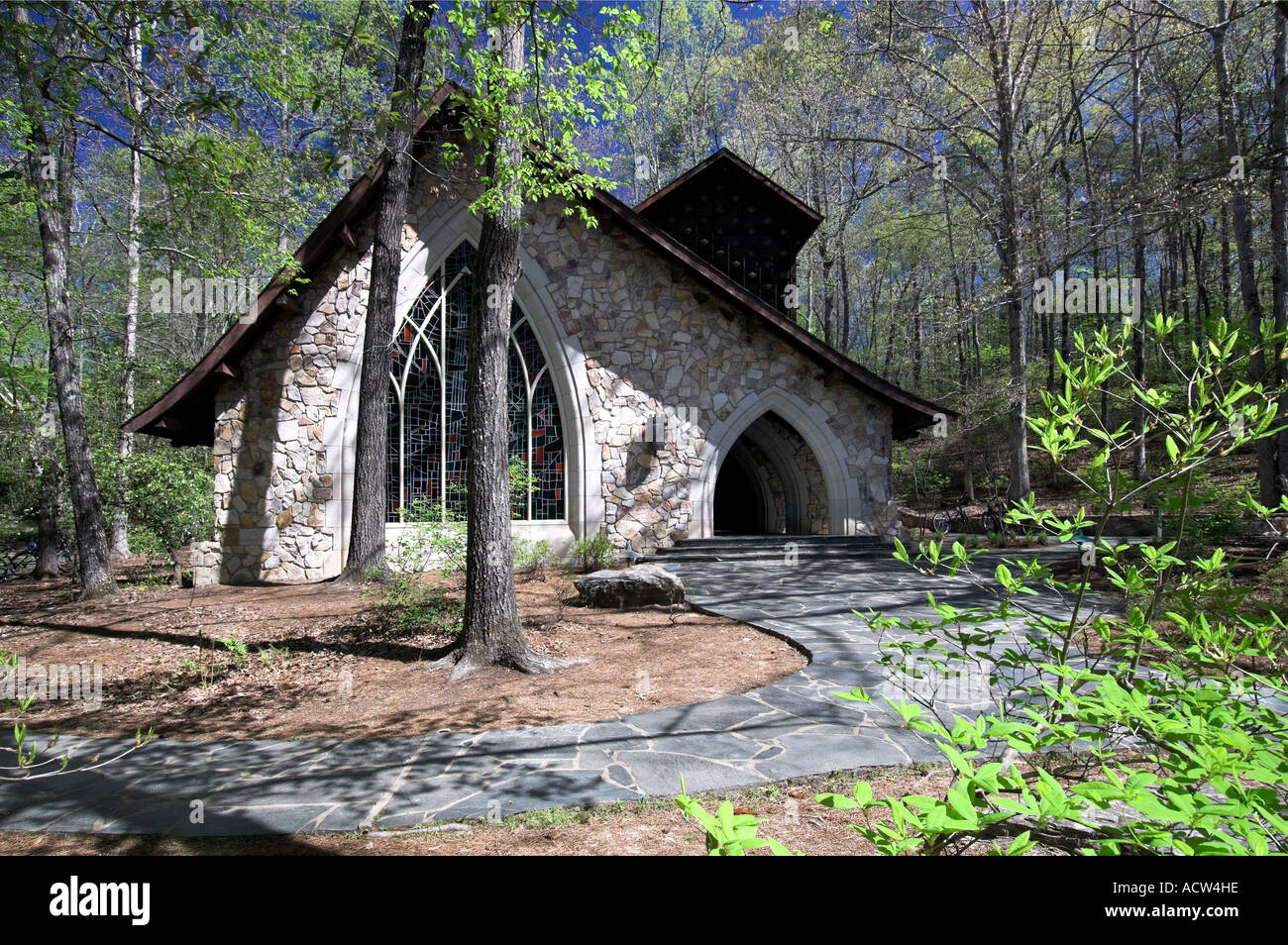 Callaway Memorial Chapel at the Callaway Gardens in Georgia USA Stock ...
