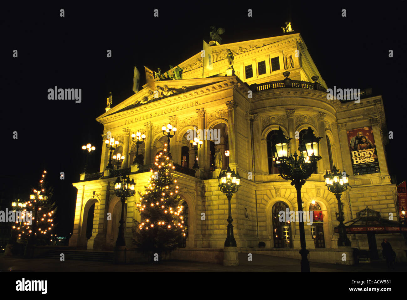 Old Opera House congress and concert hall Frankfurt Germany Stock Photo ...