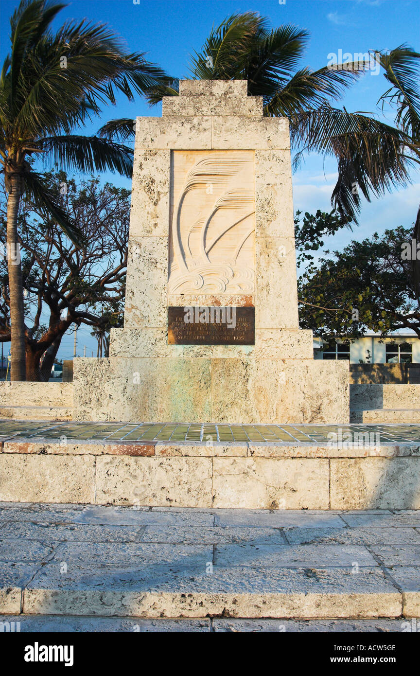 Hurricane monument florida keys hi-res stock photography and images - Alamy