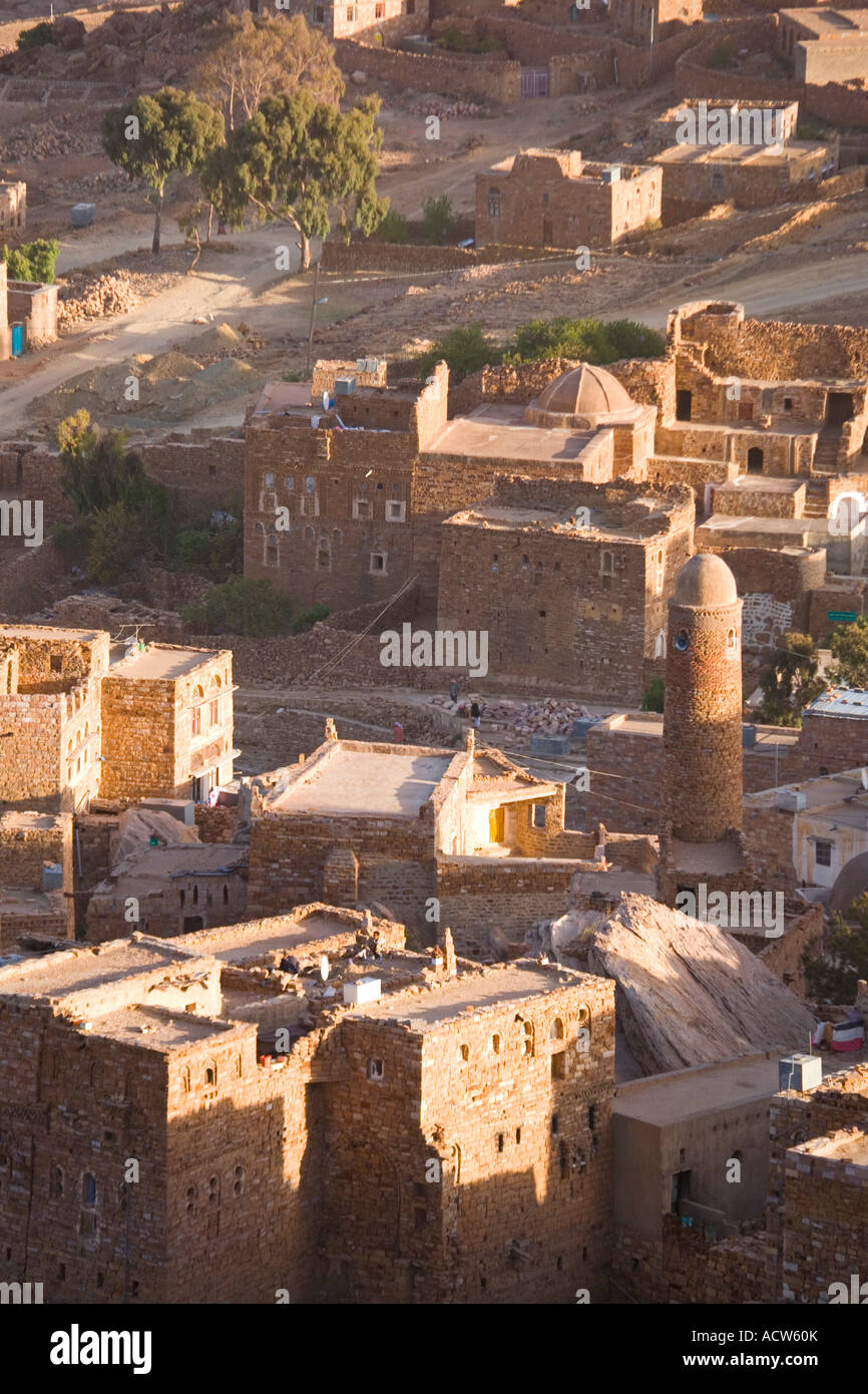 The beautiful walled old city of Thulla viewed from Thulla Fort Hesn ...