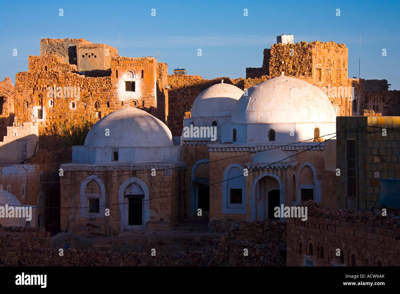 Mosque in the cliffotop village of Shahara up in the Haraz Mountains ...