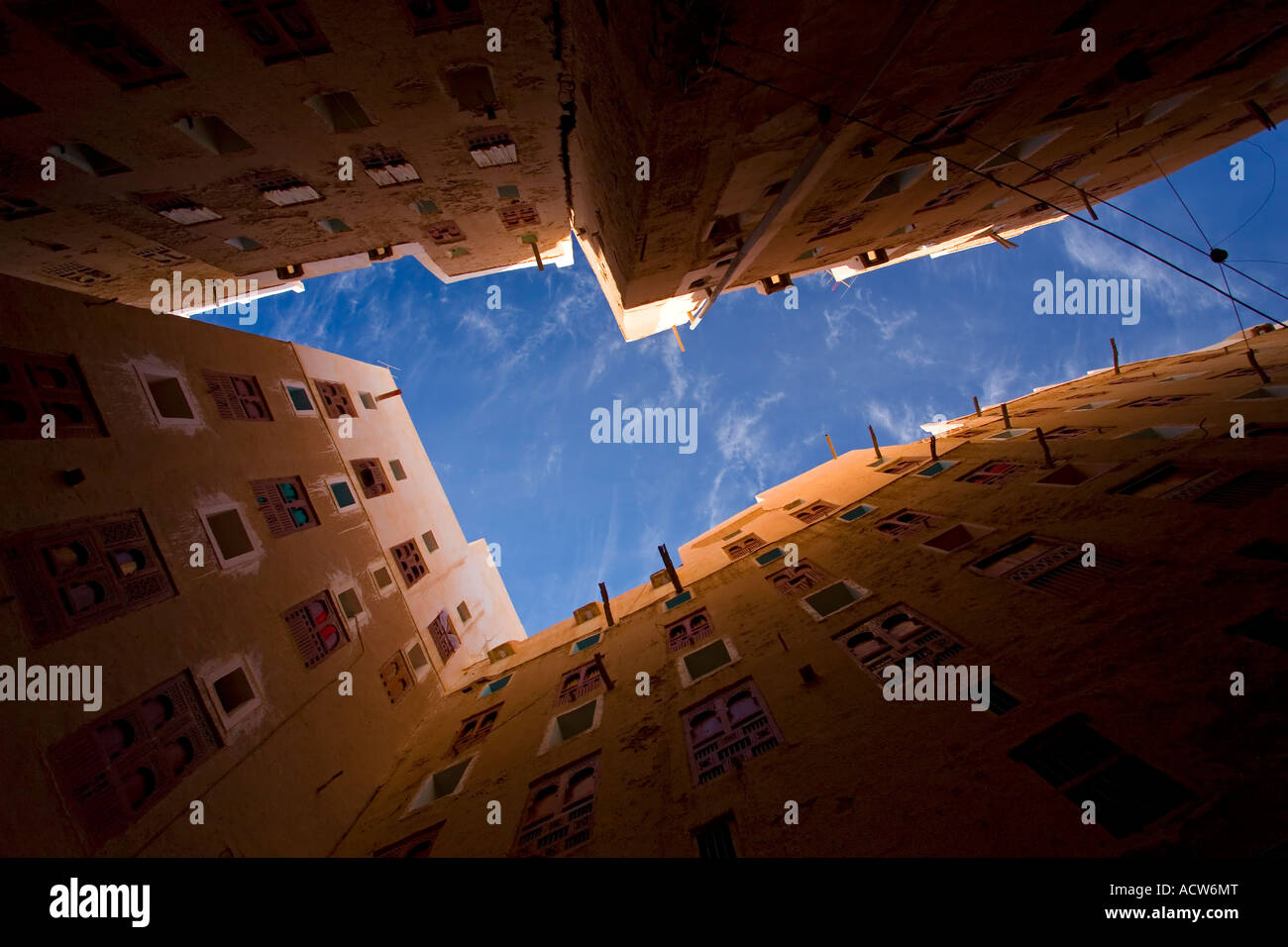 Among the streets of Shibam the Unesco World Heritage town dubbed the ...